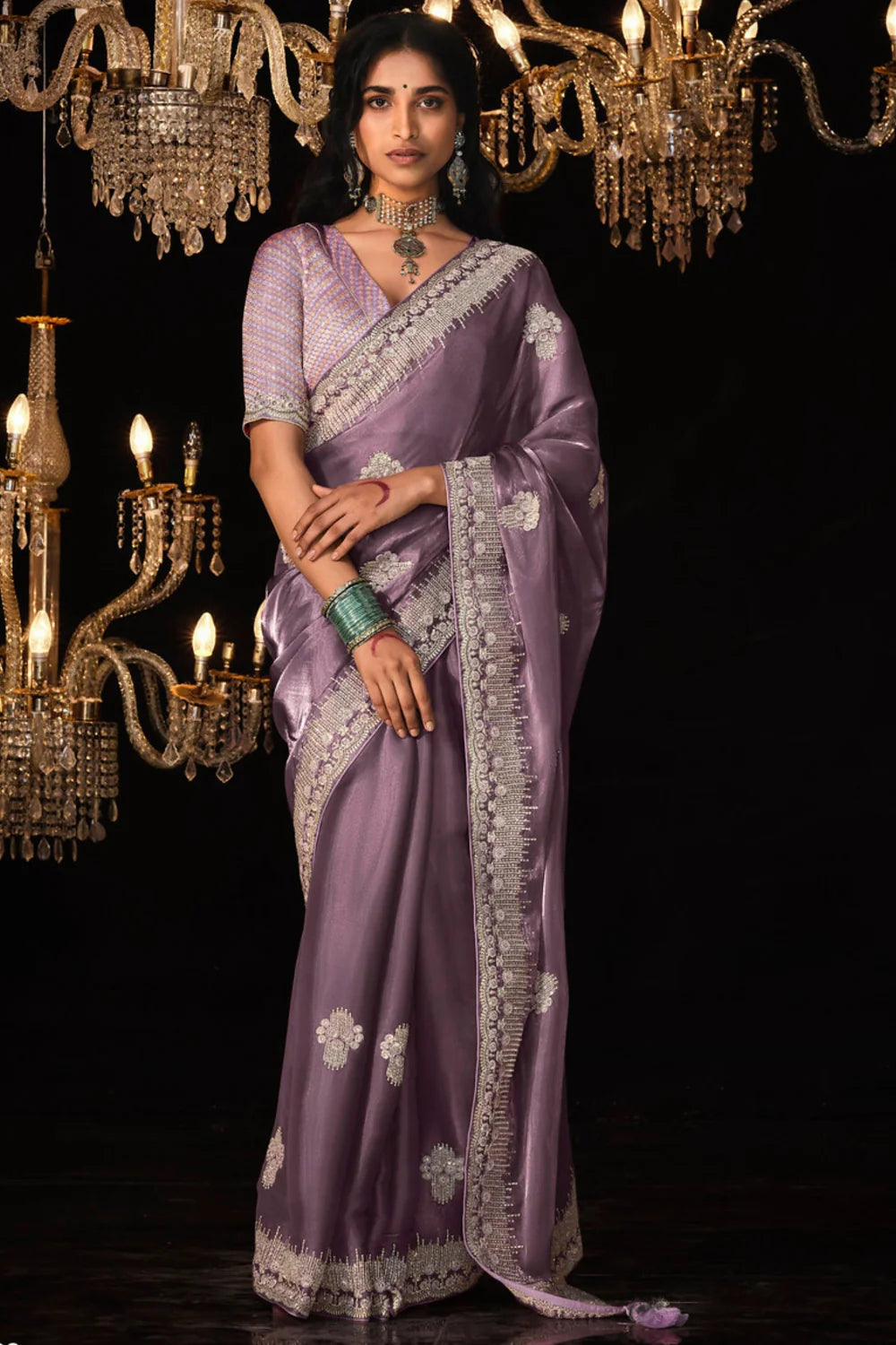 Embroidery Saree – Rushini